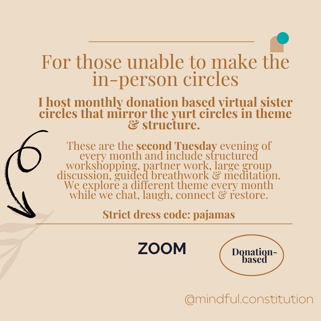 Sober Curious Sister Circle Virtual - Creative Collective