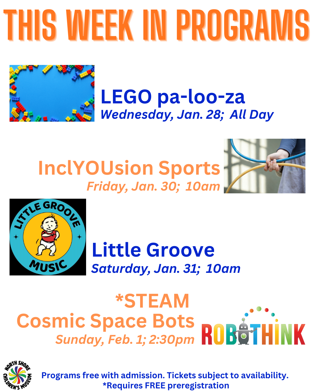 Upcoming Programs – Week of January 26, 2025 - Creative Collective